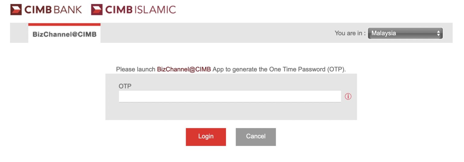 How to Login to BizChannel CIMB Website Issue – The Research Files