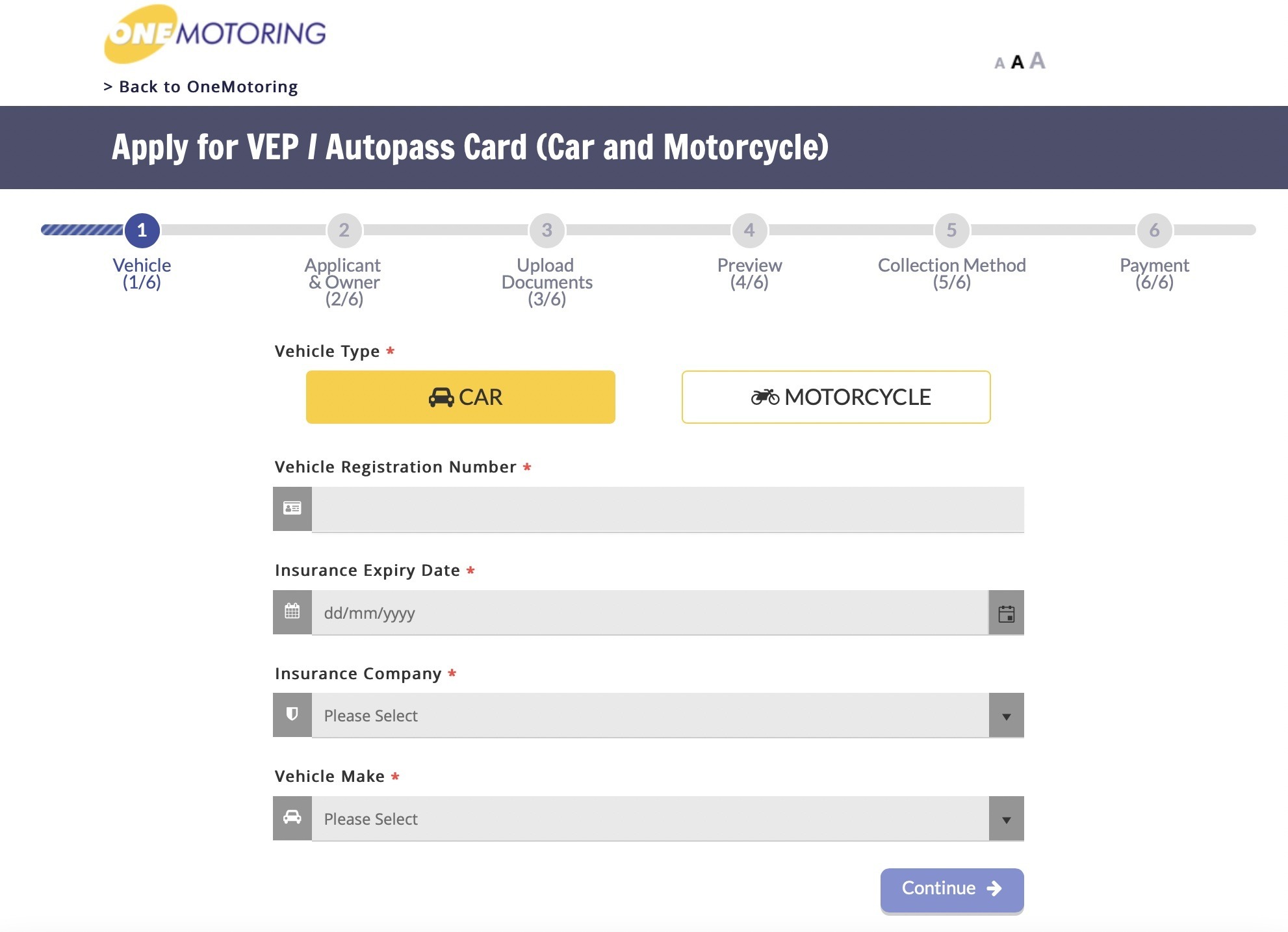 How to Apply for VEP/ Autopass Card for Foreign-Registered Car or Motorcycle to Enter Singapore ...