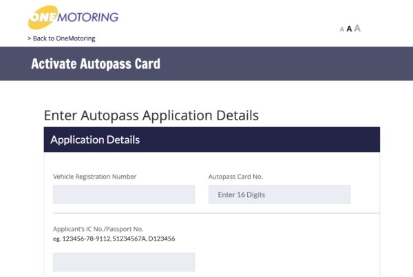 How to Apply for VEP/ Autopass Card for Foreign-Registered Car or Motorcycle to Enter Singapore ...