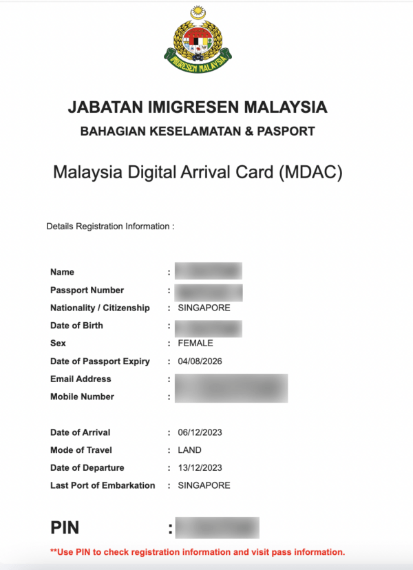 How to Fill Malaysia Digital Arrival Card (MDAC) to Enter Malaysia – The Research Files